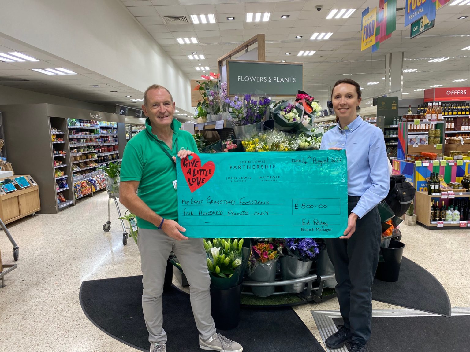 Thanks to Waitrose | East Grinstead Foodbank